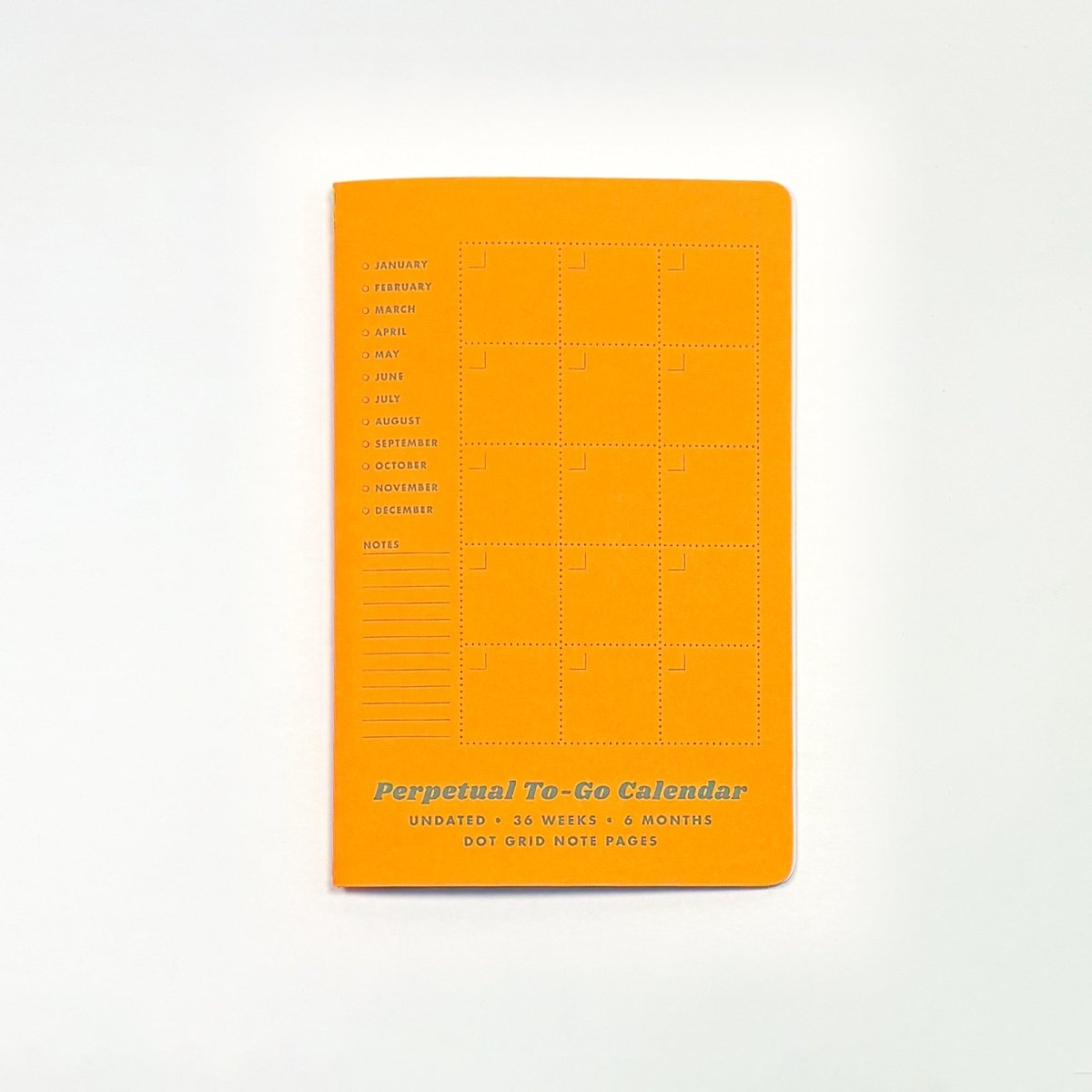 Perpetual To-Go Calendar - Undated – Next Chapter Studio