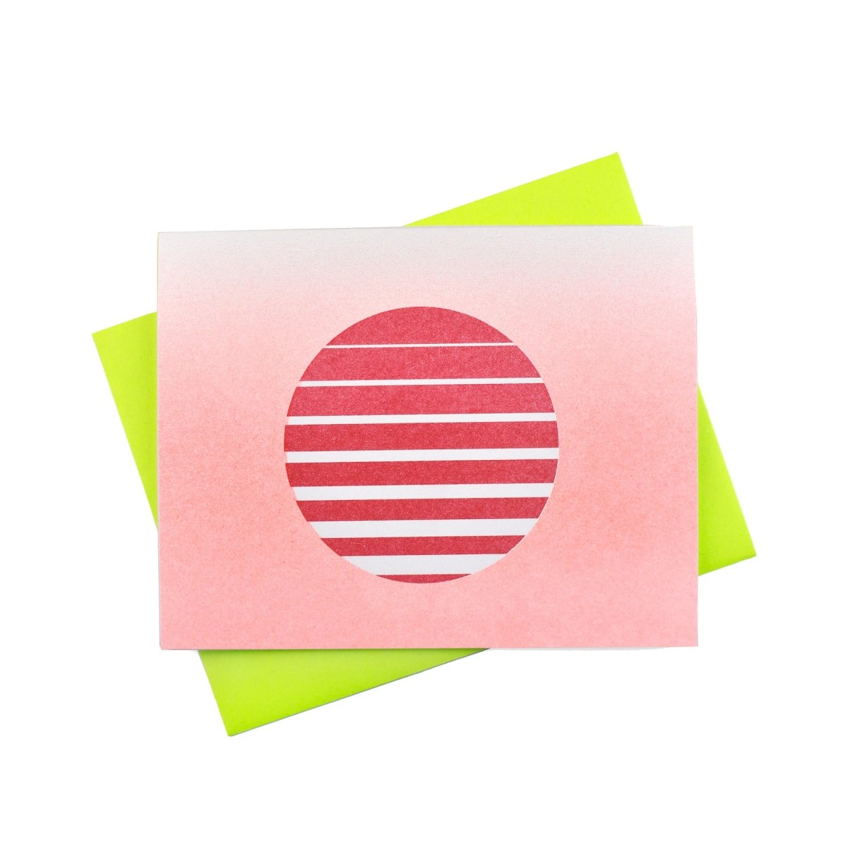 Sunset Greeting Card - Printed on Risograph – Next Chapter Studio