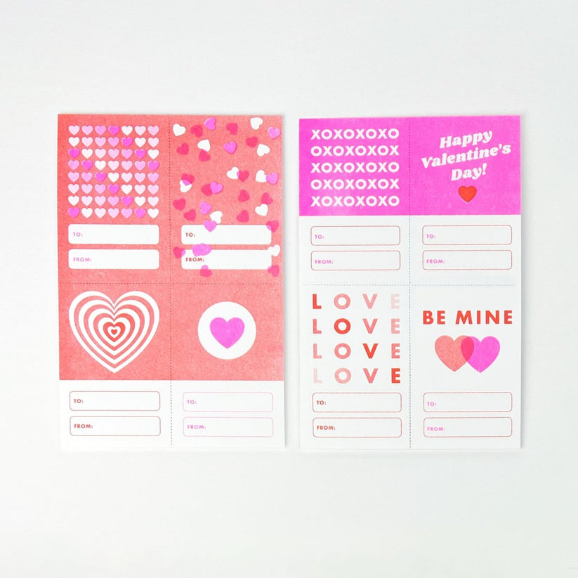 Valentine Tear Away Mini Cards - set of 16 – Next Chapter Studio