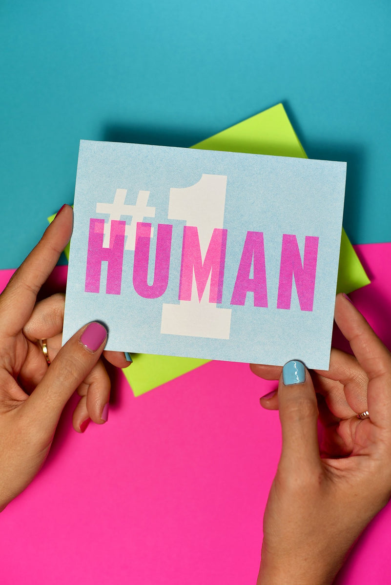 #1 Human - Greeting Card – Next Chapter Studio