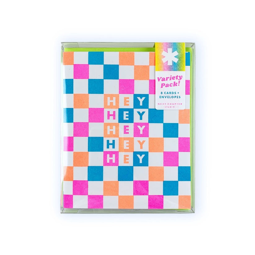 Checkers - Variety Pack - Risograph Greeting Cards – Next Chapter Studio