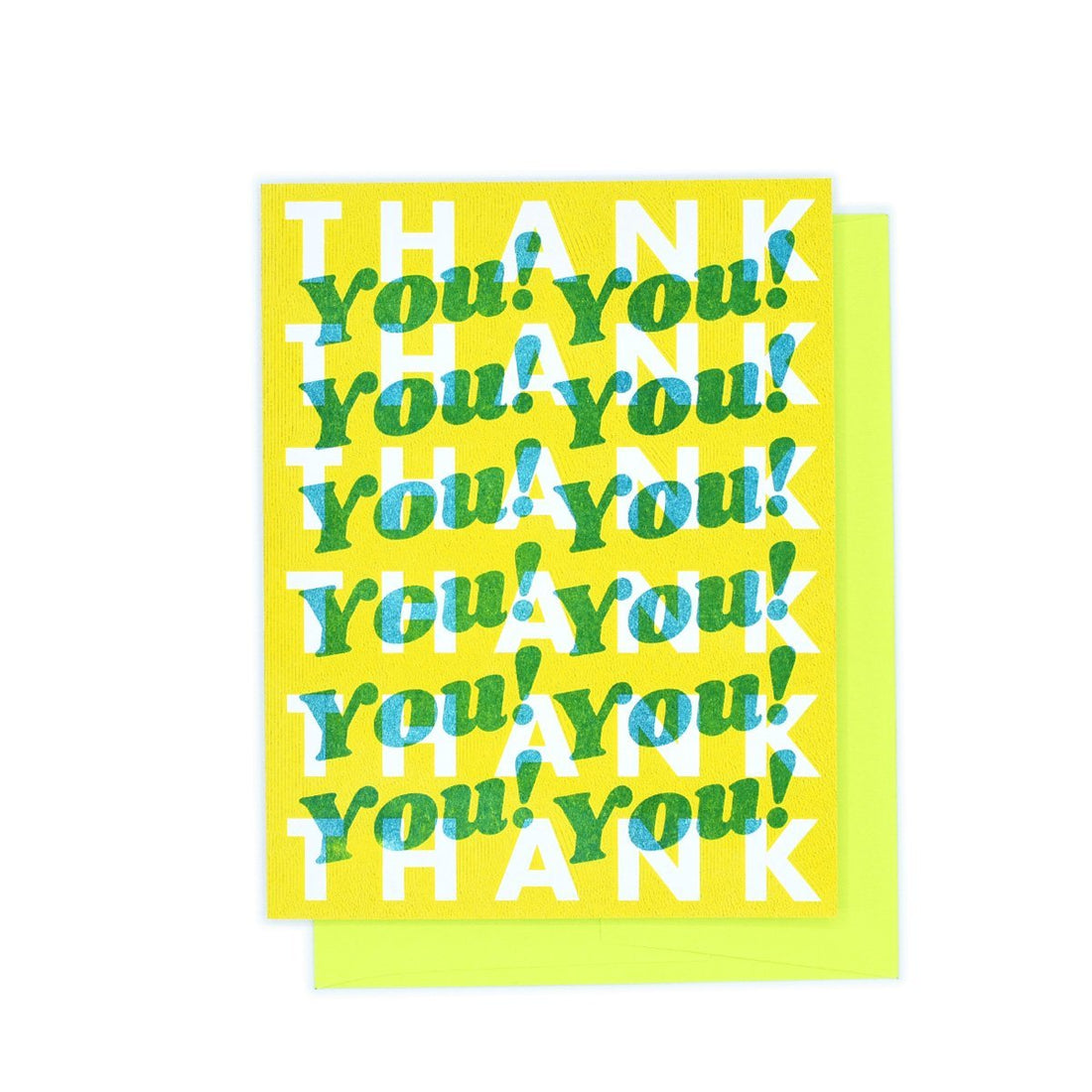 "Retro Repeats" Risograph Thank You Card – Next Chapter Studio