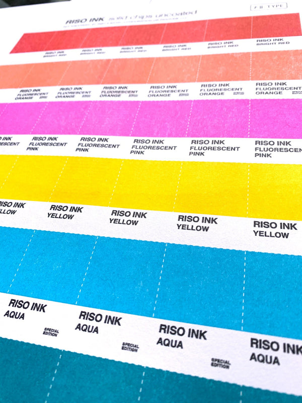 RISO Color Swatches - Risograph Art Print – Next Chapter Studio
